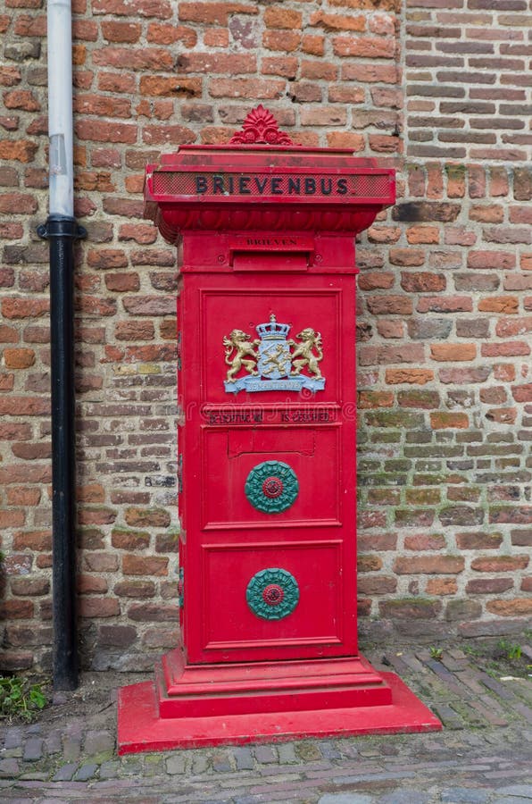 Red mail box stock image. Image of mail, european, retro - 32153927