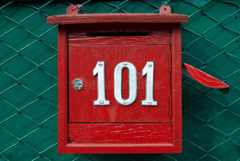 Red mailbox stock image. Image of mailbox, communicate - 11128663