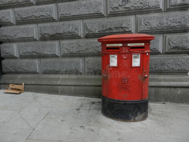 Red Mailbox stock image. Image of icon, city, culture - 89400703
