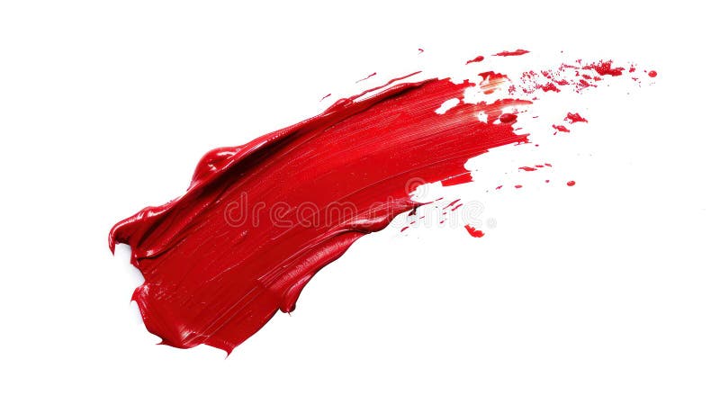 Red makeup smear isolate stock photo. Illustration of modern - 346423578