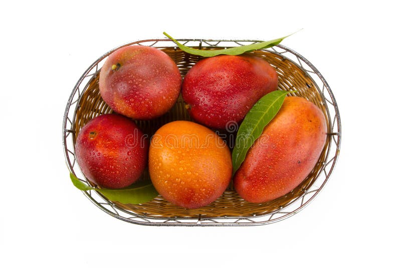 Red mango stock image. Image of basket, souvenir, package - 98453915