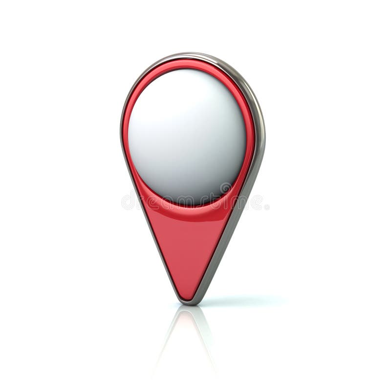Red Map pointer icon stock illustration. Illustration of label - 33437174