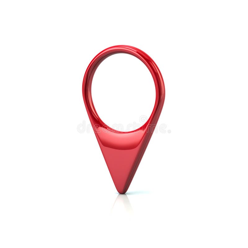 Red Map pointer icon stock illustration. Illustration of label - 33437174