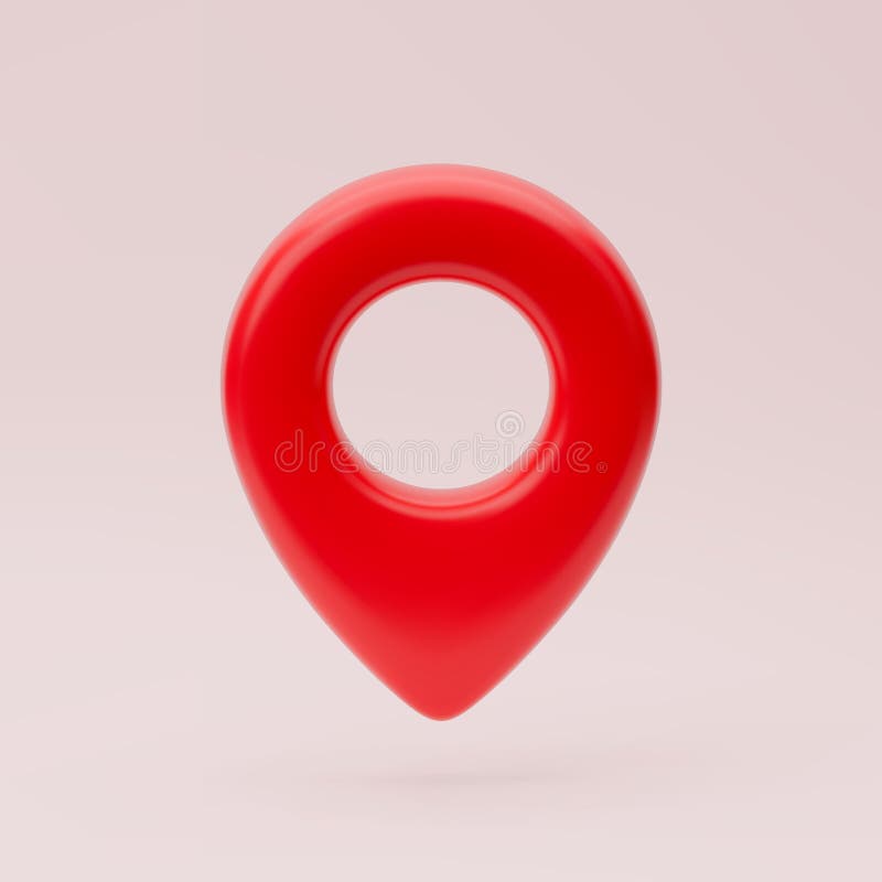 Red Map Pointer for Web and Apps Stock Vector - Illustration of marker ...