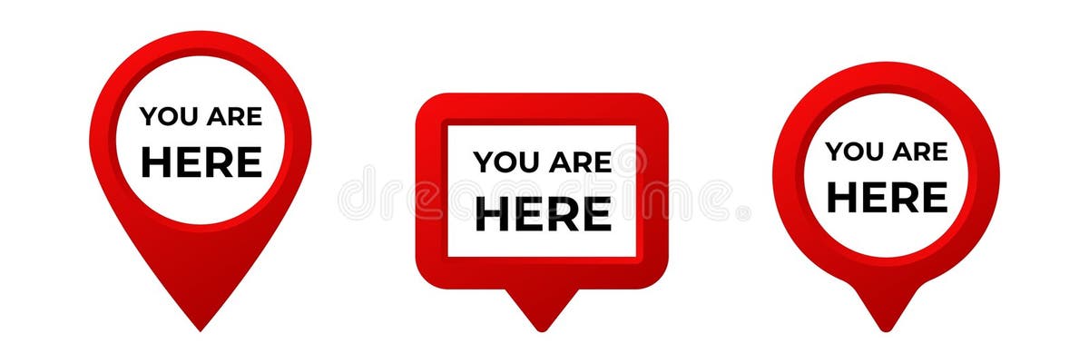 You Here Map Symbol Stock Illustrations – 809 You Here Map Symbol Stock ...