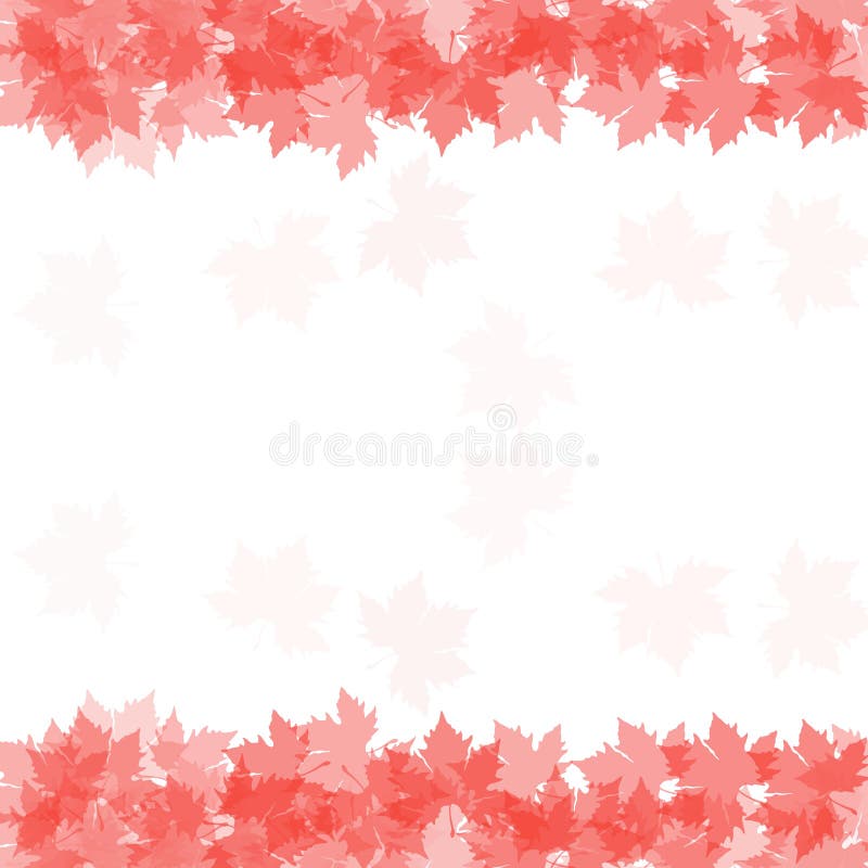 Red Maple on White Background Stock Illustration - Illustration of fall ...