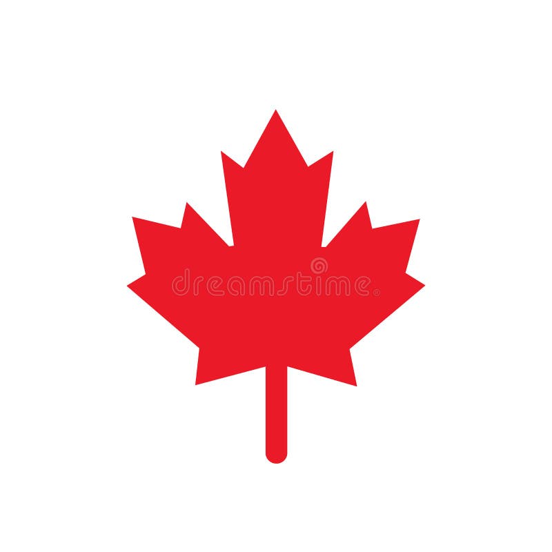 Red Marble Leaf Icon. Vector Illustration Stock Vector - Illustration ...