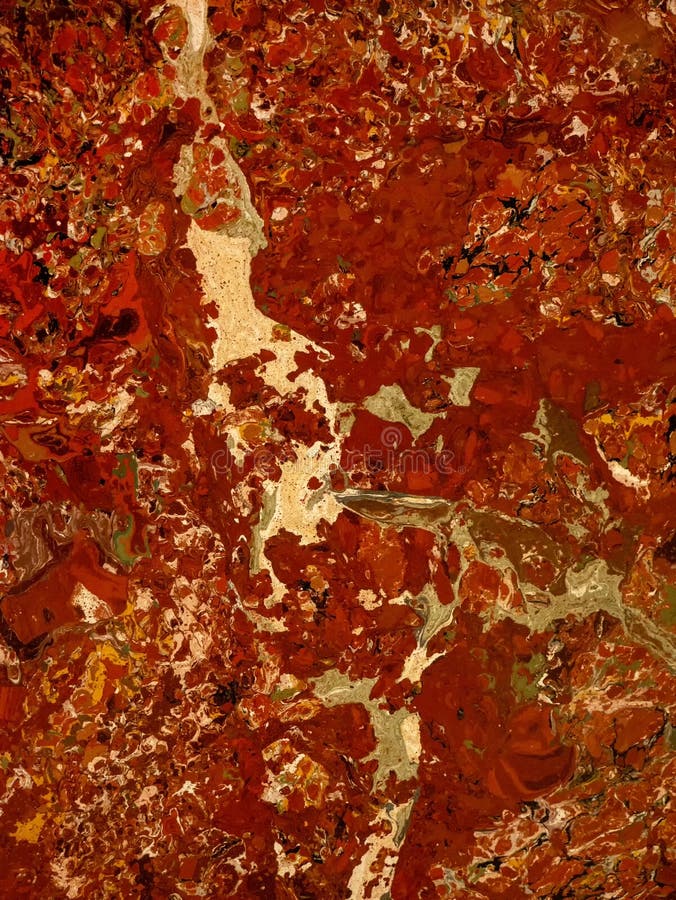 Red Marble is a Mineral with a Stone Texture. Semiprecious Stone Marble ...