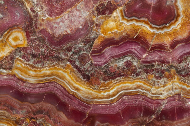 The Red Marble Pattern Features a Colorful, Abstract Texture that Can ...