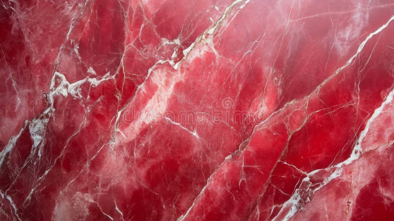 Red Marble Texture with White Veins Stock Illustration - Illustration ...