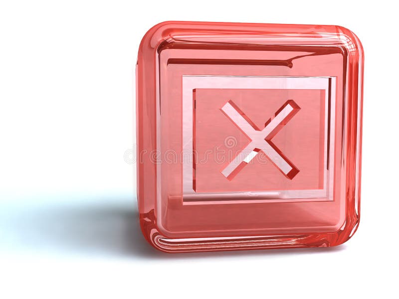 Red x mark stock illustration. Illustration of spot, mark - 11404897