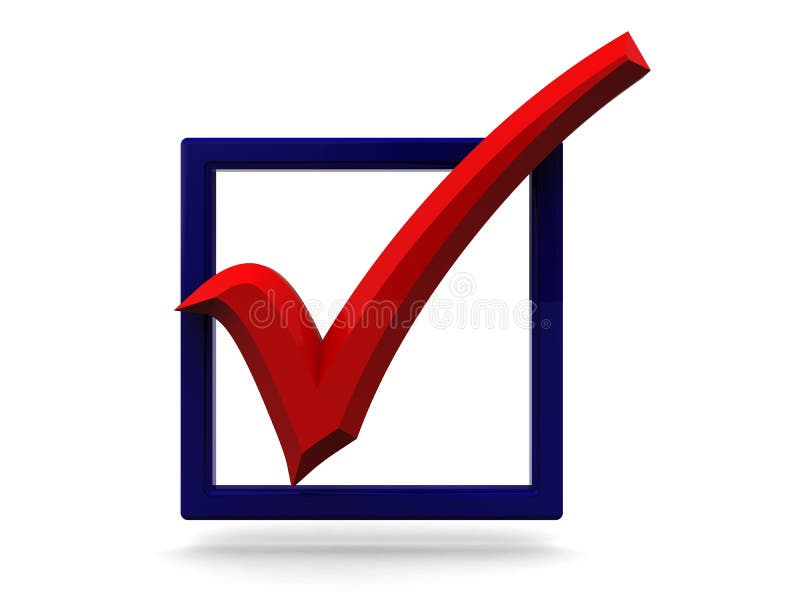 Voting Checkmark stock illustration. Illustration of elect - 4178032