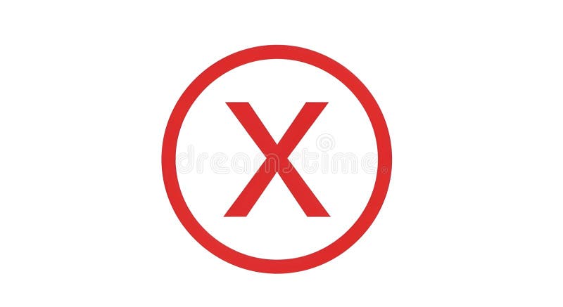 Wrong Cross Symbol Isolated Stock Illustrations – 13,112 Wrong Cross ...