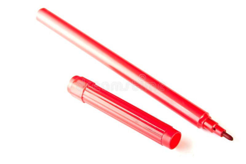 Red marker stock photo. Image of business, multicolored - 17141236