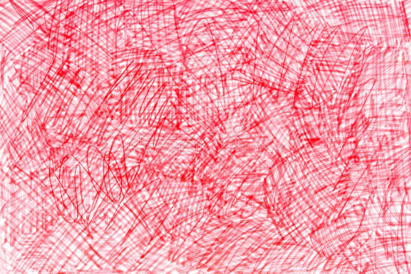 Red Marker Doodles Art Background Texture Stock Photo - Image of ...
