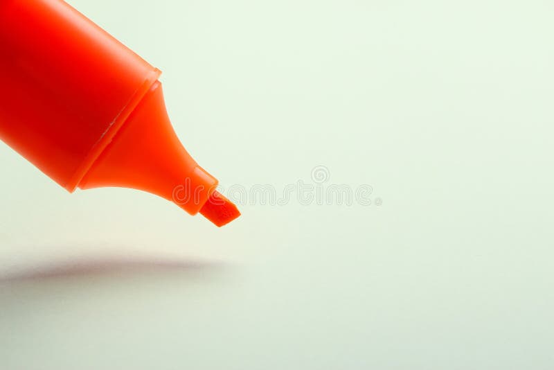 Red Marker with Blank Drawing Circle Stock Photo - Image of color ...