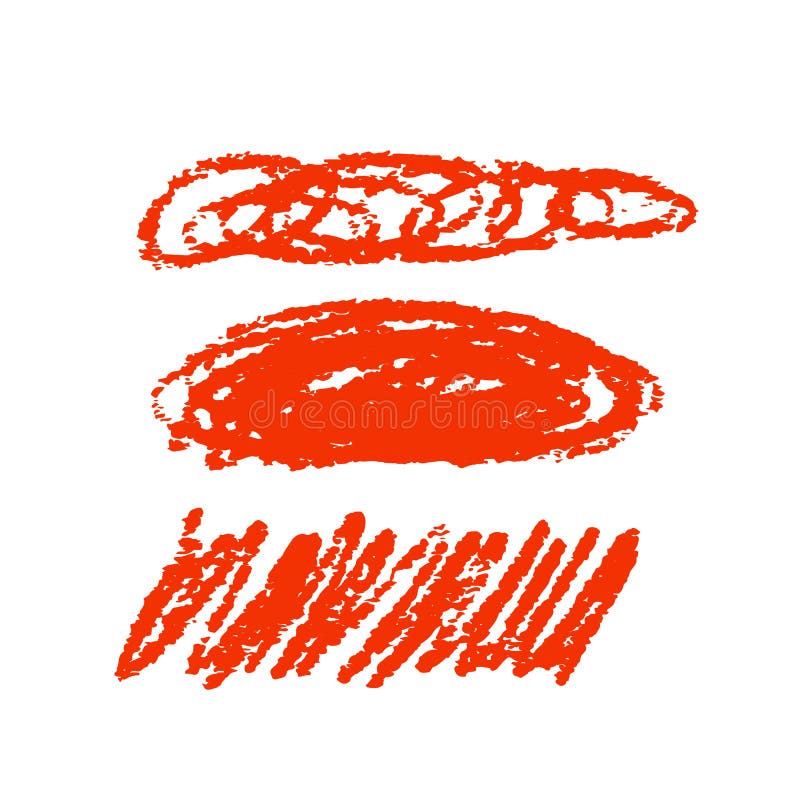 Red Marker Pen Highlighter Tick Symbol Stock Illustration ...