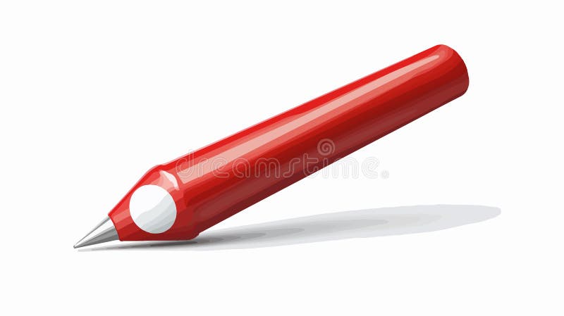 Red Marker with White Dot Vector Illustration Stock Vector ...
