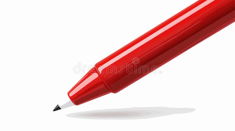 Red Marker with White Dot Vector Illustration Stock Vector ...