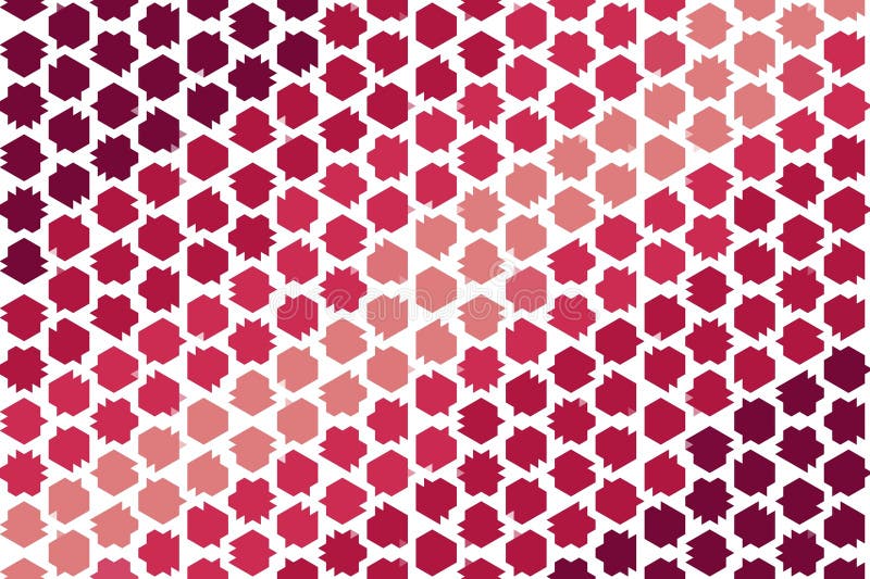 Red Maroon Geometric Tile Pattern with Abstract Mosaic Design. Modern ...