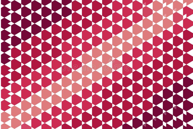 Red Maroon Geometric Triangle Pattern with Abstract Hexagonal Grid ...