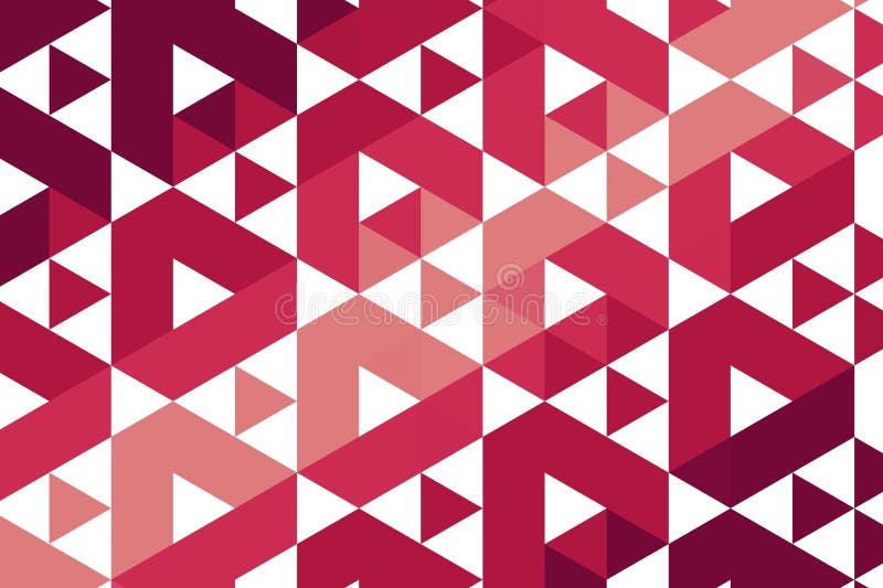 Red Maroon Geometric Triangle Pattern with an Abstract Modern Mosaic ...
