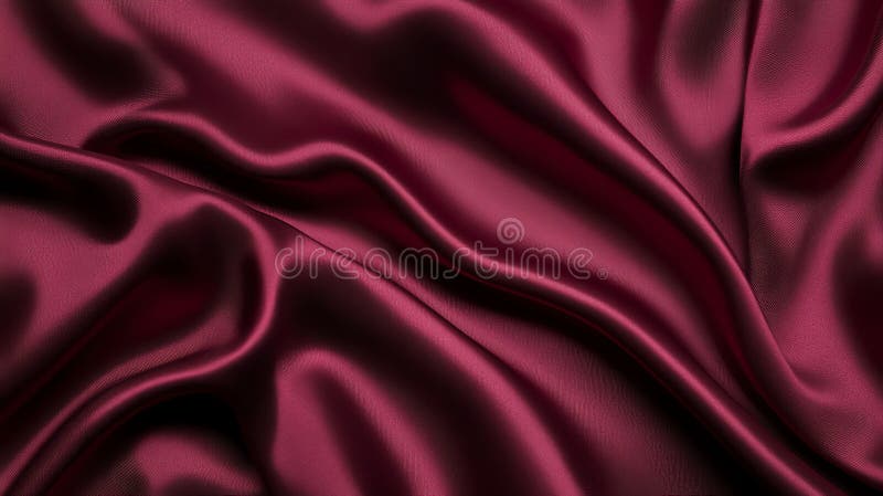 Red Maroon Satin Fabric with Soft, Smooth Texture, Perfect for Luxury ...