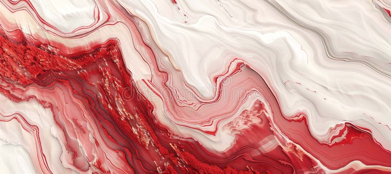 Red Maroon White Marble Texture Waves Background Stock Illustration ...