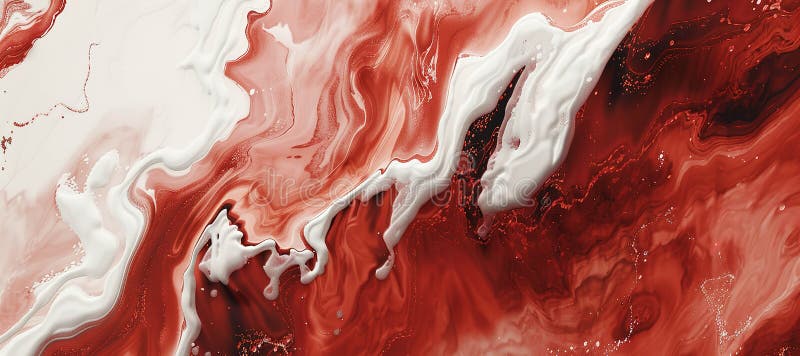 Red Maroon White Marble Texture Waves Background Stock Illustration ...