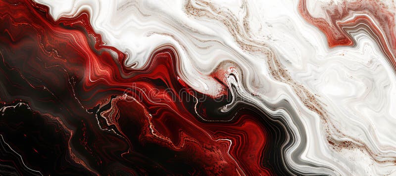Red Maroon White Marble Texture Waves Background Stock Illustration ...