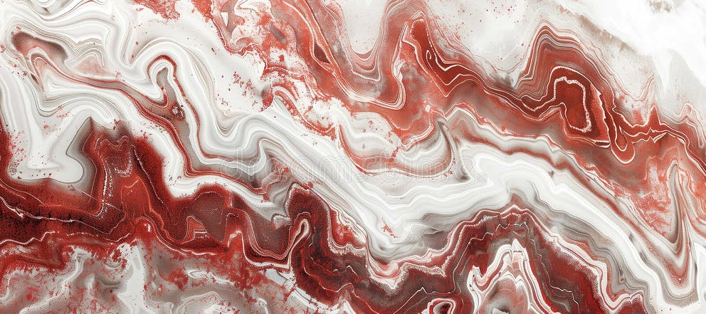 Red Maroon White Marble Texture Waves Background Stock Illustration ...