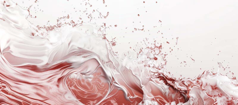 Red Maroon White Marble Texture Waves Background Stock Illustration ...