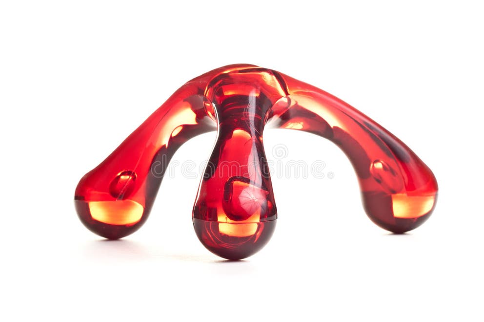 Red massager stock image. Image of therapy, massaging - 18992367