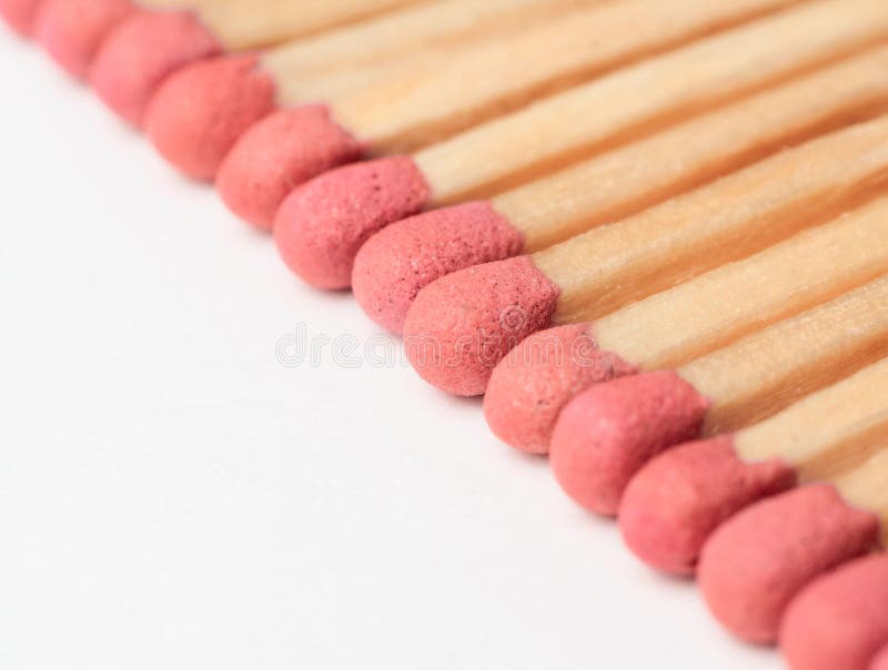 Red matches close-up stock image. Image of heads, matches - 27242293