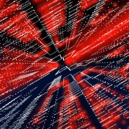 Red matrix stock image. Image of render, modern, blocks - 9942737