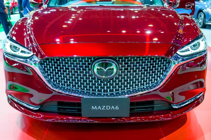Red Mazda 6. Thailand, Bangkok 07 April 2024 Editorial Stock Image ...