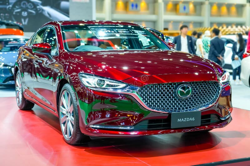 Red Mazda 6. Thailand, Bangkok 07 April 2024 Editorial Photography ...