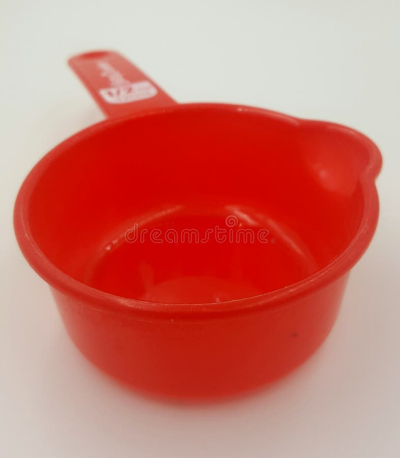 Red Measuring Cup stock image. Image of measuring, white - 70671159