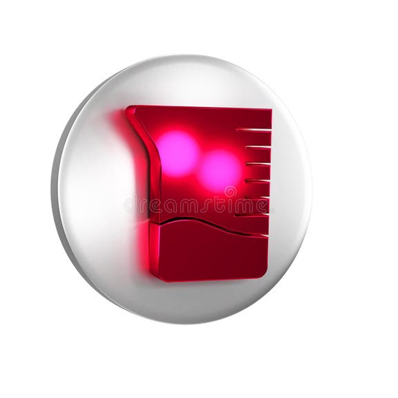Red Measuring Cup Icon Isolated on Transparent Background. Plastic ...