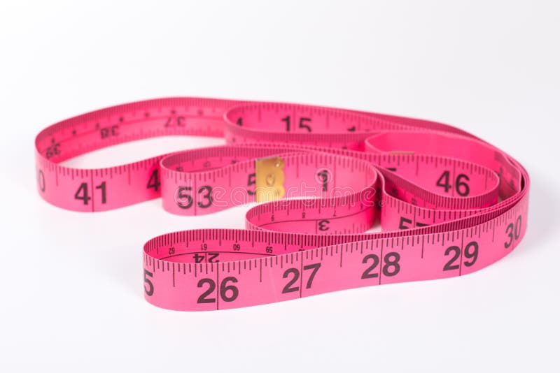 Red measuring tape stock photo. Image of inches, diet - 94954010