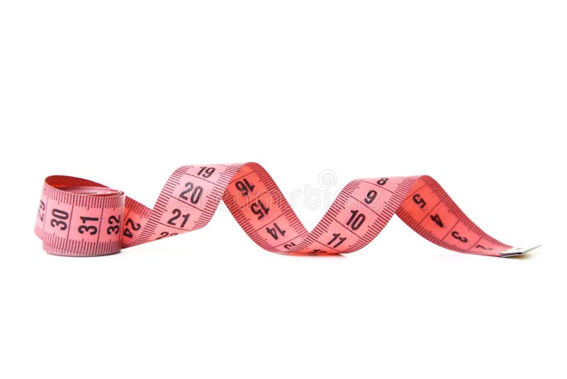 Red measuring tape stock photo. Image of centimeter - 158669560