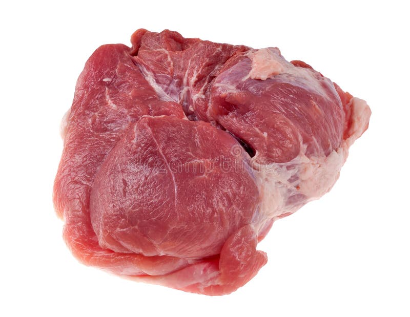 Red meat isolated on white stock photo. Image of muscle - 24088524