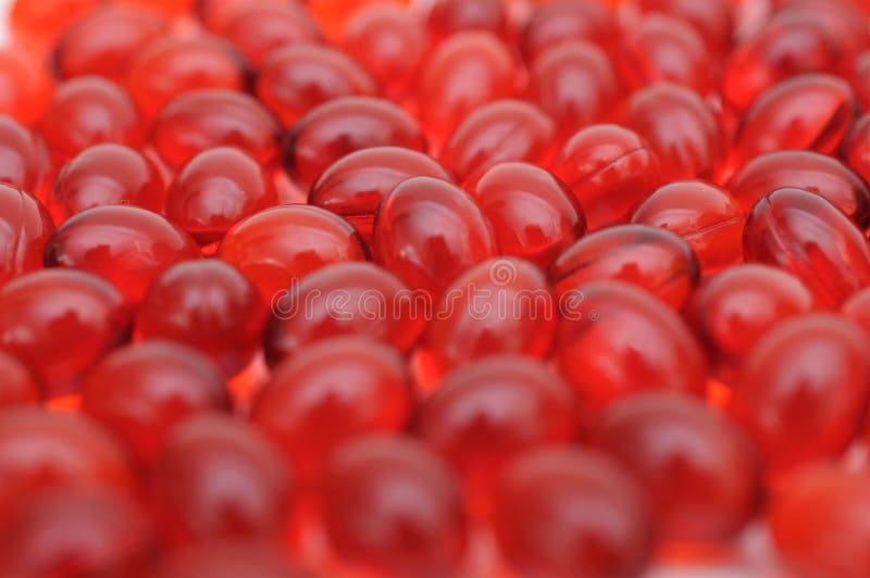 Red caffeine Pills stock photo. Image of caffeine, bright - 7048372