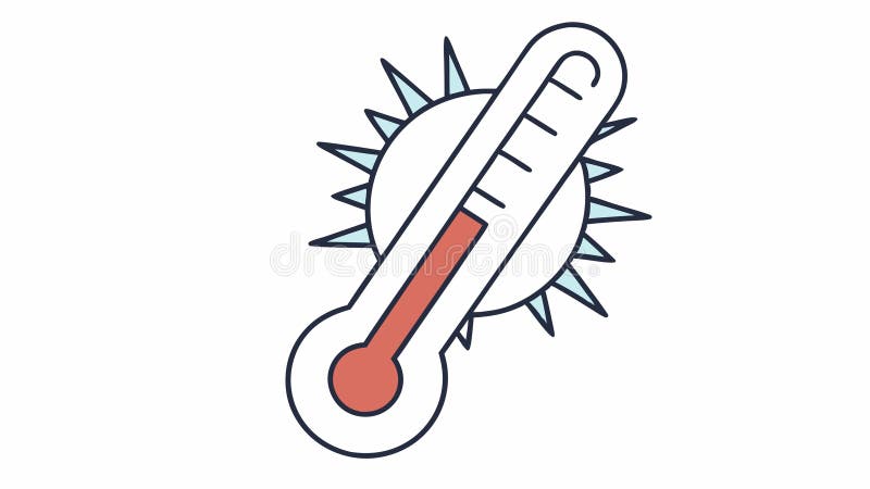 Red Mercury Thermometer, Temperature Measurement Device, Vector Design ...