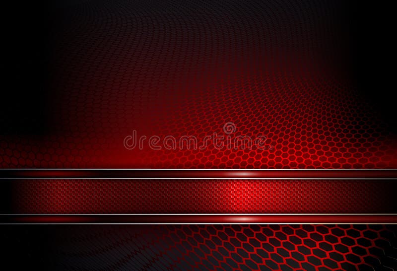 Red Mesh Background with Textured Frame with Shiny Border Stock Vector ...