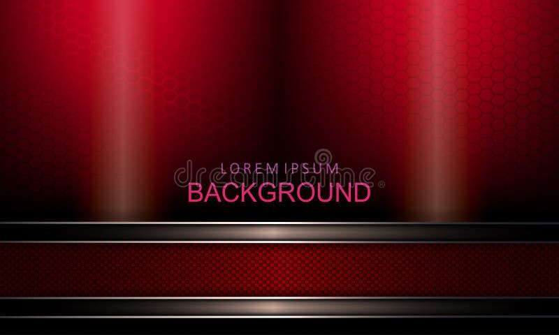 Red Mesh Composition with a Horizontal Texture Frame with a Border ...