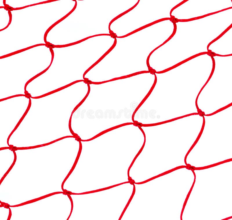 Red Mesh Isolated on White Background Stock Image - Image of textured ...