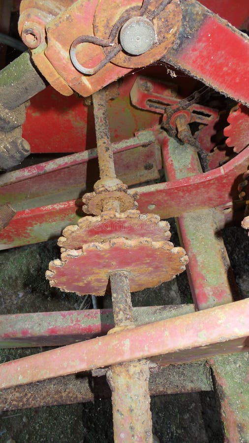 Red Metal Cogs stock image. Image of cogs, round, metal - 54520853