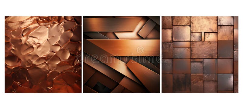 Red Metal Copper Texture Background Stock Image - Image of polished ...