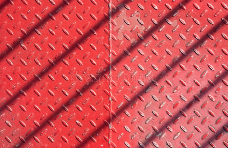 Red metal floor stock photo. Image of texture, grid, floor - 60403562